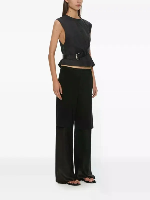 Christopher Esber Belted Taffeta Tank Top