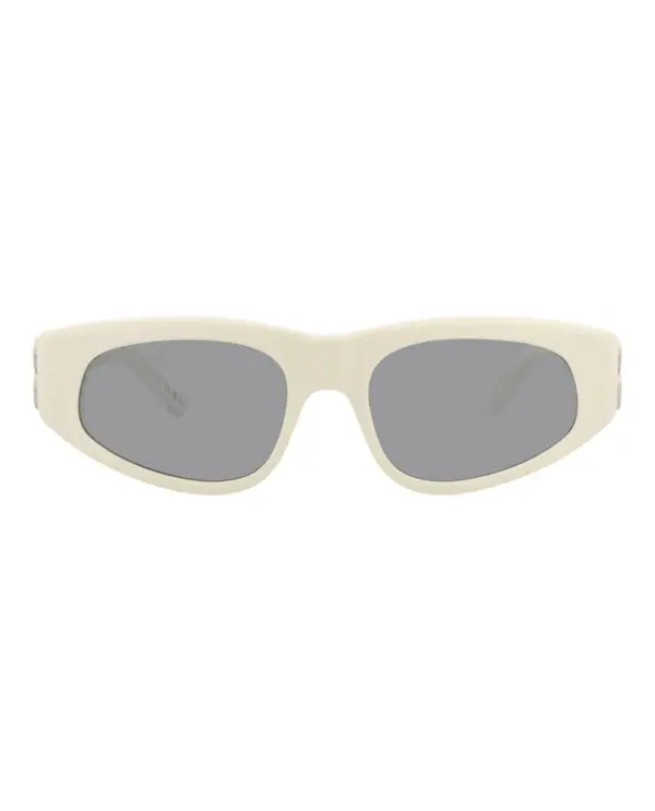 Balenciaga Cat Eyeframe Recycled Acetate Sunglasses - White Silver Silver (bb0095s/30008868/021)