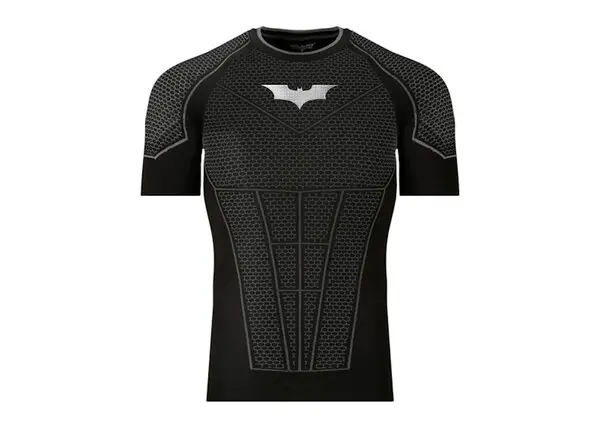 YOUNGLA X Batman Compression Tee Shirt - Black