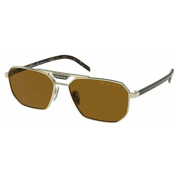 Prada Rectangle Polarized Sunglasses