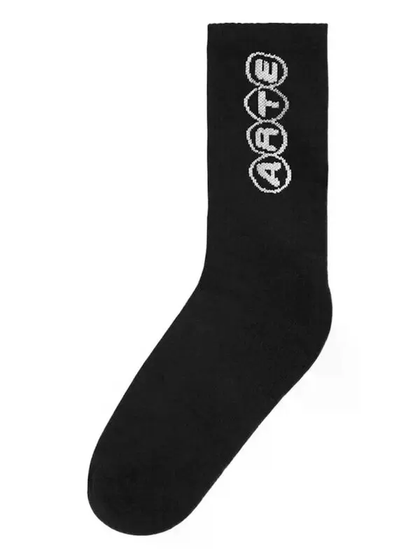 ARTE ANTWERP Logo Socks - Black
