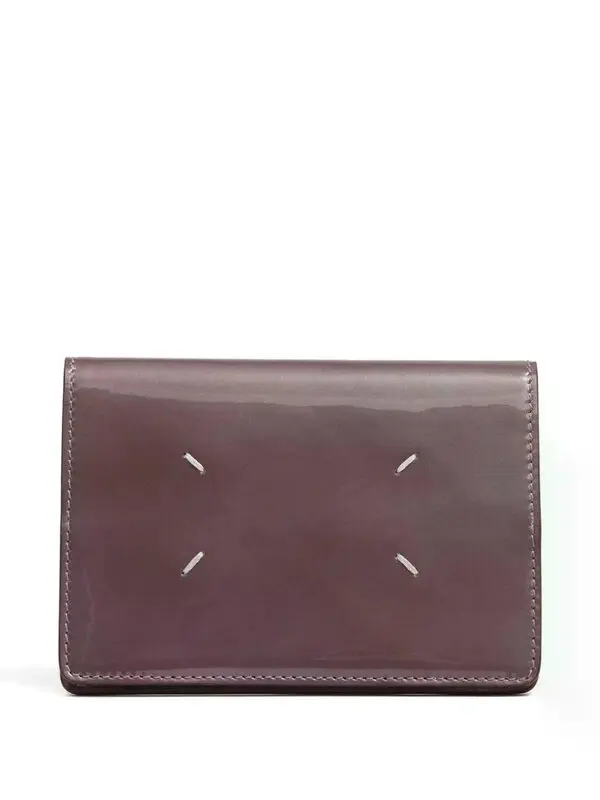 MAISON MARGIELA Four-stitch Detail Passport Cover - Purple