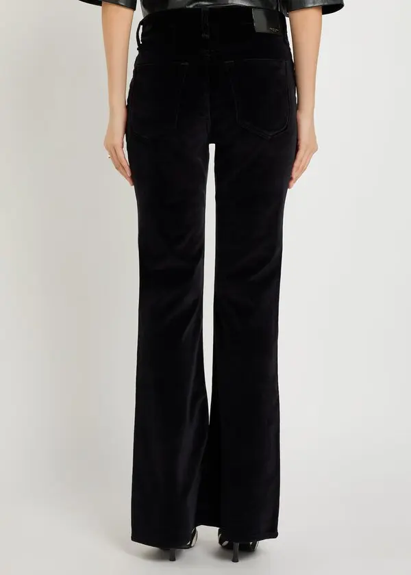 Rag & Bone Flared-leg Velvet Trousers