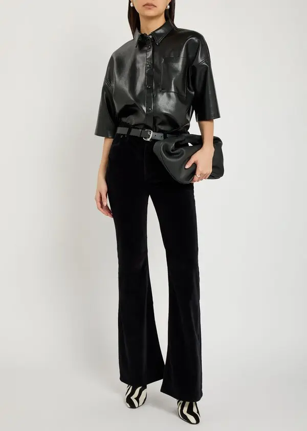 Rag & Bone Flared-leg Velvet Trousers