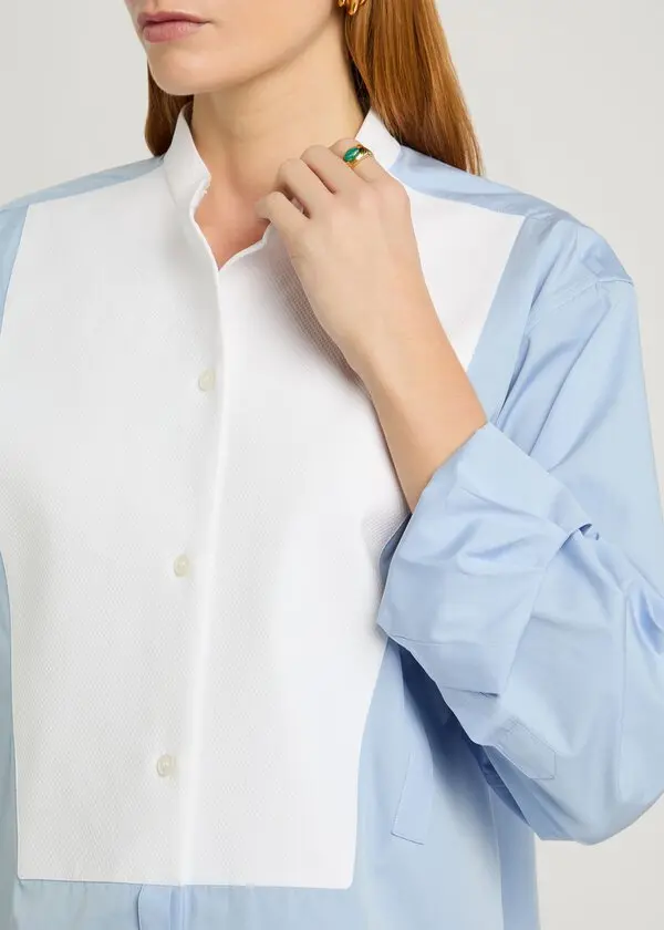 Stella McCartney Cotton Poplin Shirt - Light Blue