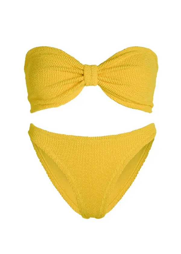 Hunza G Jean Crinkle Bikini - Yellow