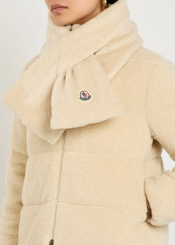 Moncler Quilted Teddy Scarf
