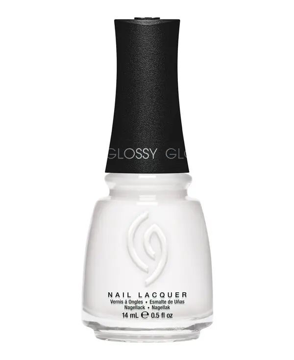 CHINA GLAZE Mega Pigment Nail Lacquer - White On White