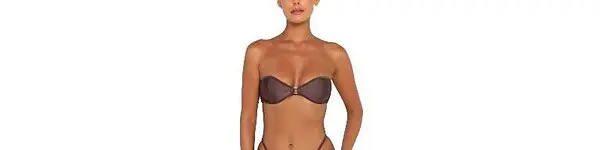 FAE Tallara Bandeau Bikini Top - Stardust