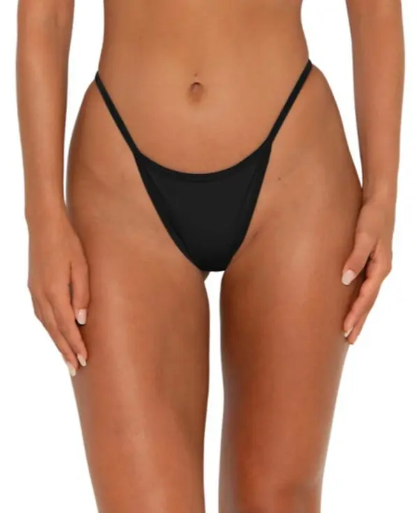 FAE Jones Thong Bikini Bottom - Nero