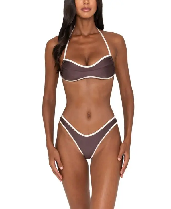 FAE Elsa Swimwear Bottoms - Mocha