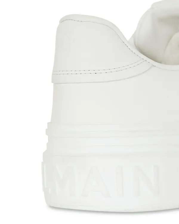 Balmain B-court Leather Sneakers - White