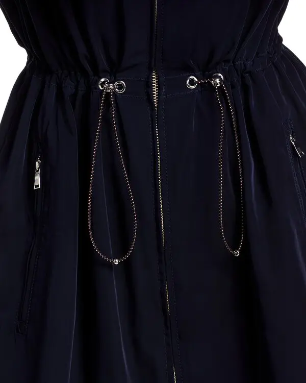 Veronica Beard Akerman Front Zip Dress - Navy
