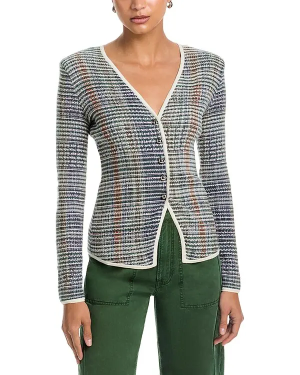 Veronica Beard Nadialine Knit Jacket - Dark Hunter