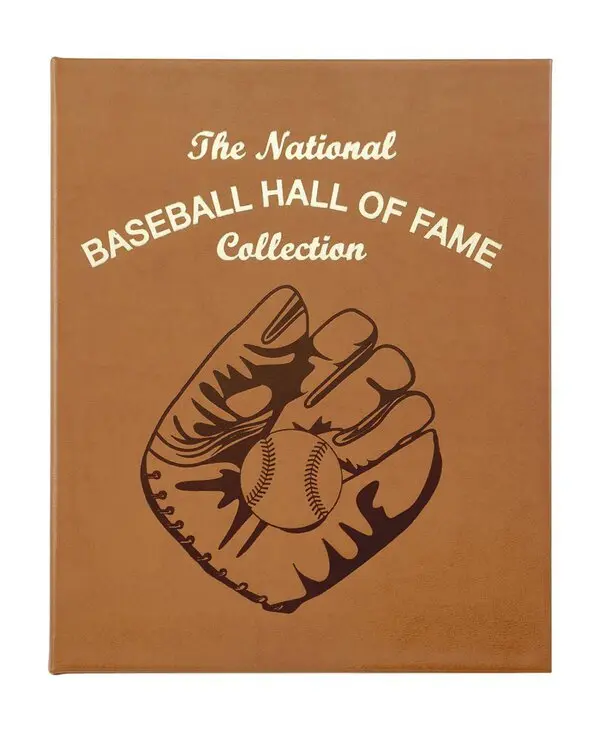 GRAPHIC IMAGE National Baseball Hall Of Fame Leather Bound Book