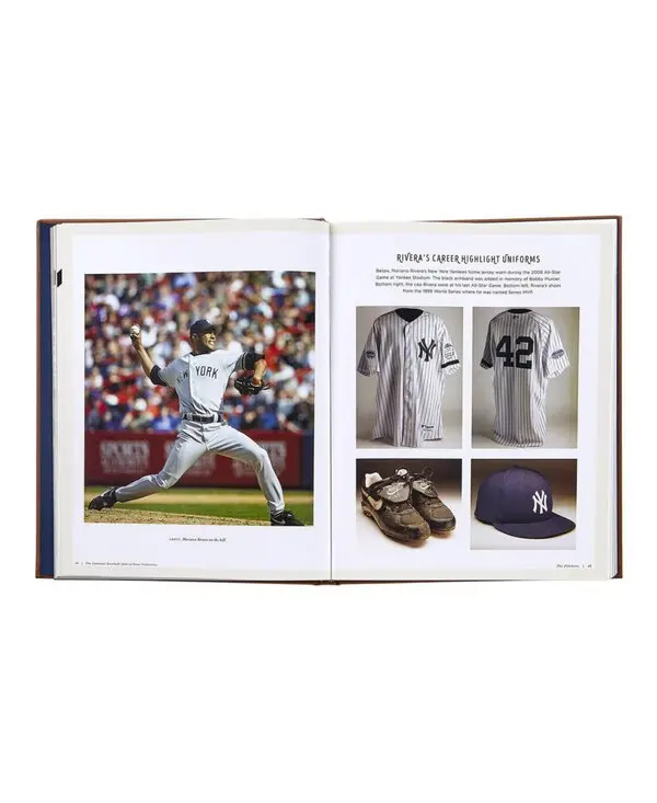 GRAPHIC IMAGE National Baseball Hall Of Fame Leather Bound Book