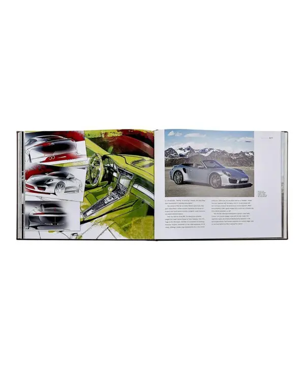 GRAPHIC IMAGE Porsche 70 Years Leather Bound Book