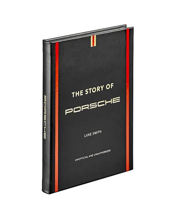 GRAPHIC IMAGE The Story Of Porsche Leather Bound Book - Black