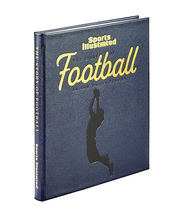 GRAPHIC IMAGE Sports Illustrated: The Story Of Football Leather Bound Book - Navy