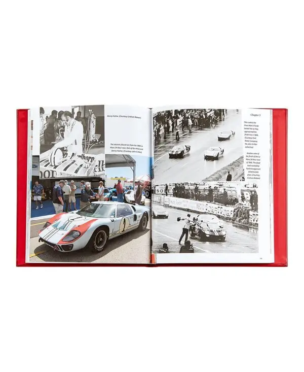 GRAPHIC IMAGE Ford Vs. Ferrari Leather Bound Book