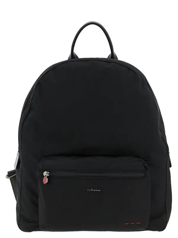 Kiton Nylon Backpack - Black