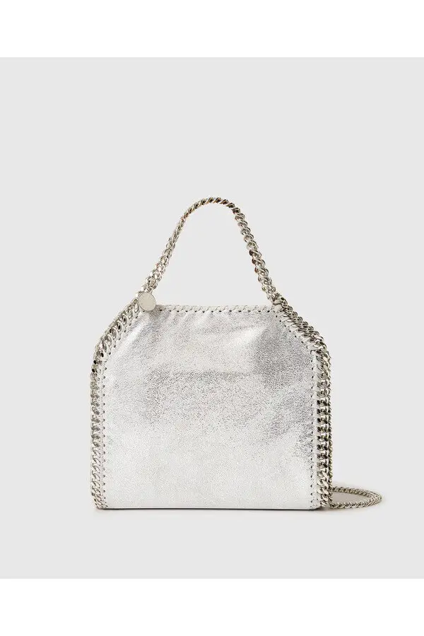Stella McCartney Falabella Mini Tote Bag - Silver