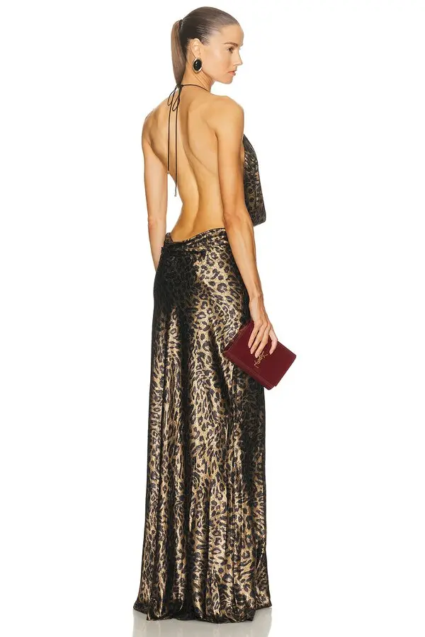 SANS FAFF Safi Leopard Dress - Leopard Gold