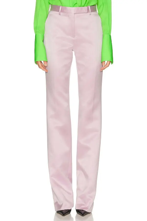 TOM FORD Duchesse Tailored Straight Pant - Orchid Pink