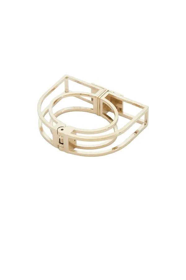TOM FORD Brass Thin Bracelet - Pale Gold