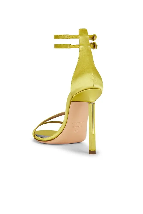 TOM FORD Satin Ankle Strap Sandal