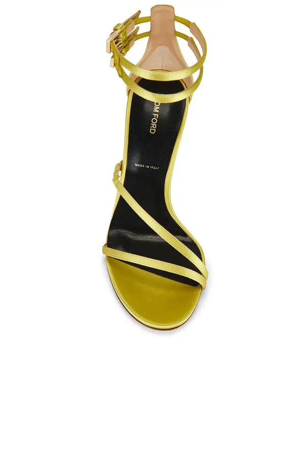 TOM FORD Satin Ankle Strap Sandal