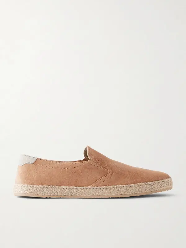 Brunello Cucinelli Suede Espadrilles - Brown