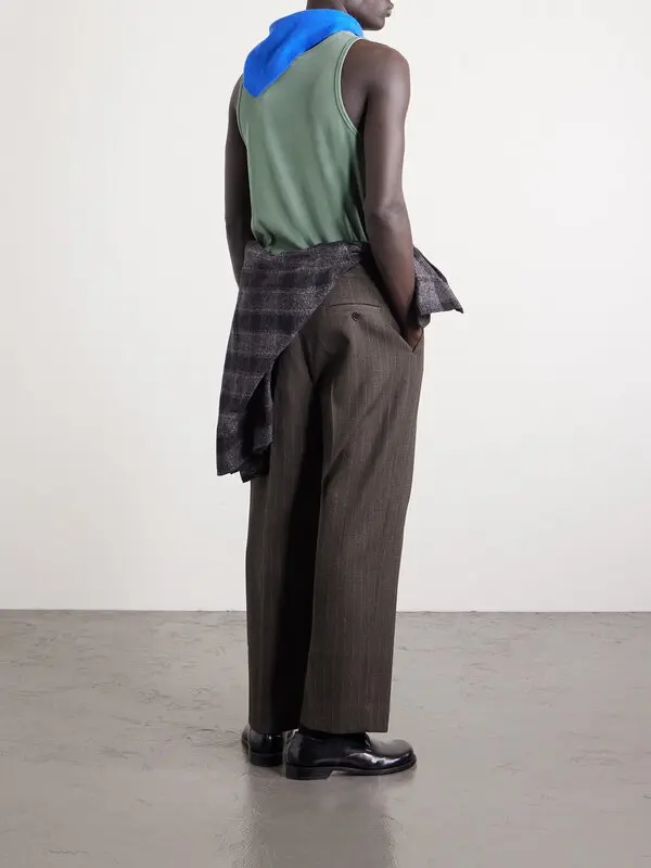 CDLP Ribbed Stretch-tencel™ Lyocell And Cotton-blend Jersey Tank Top