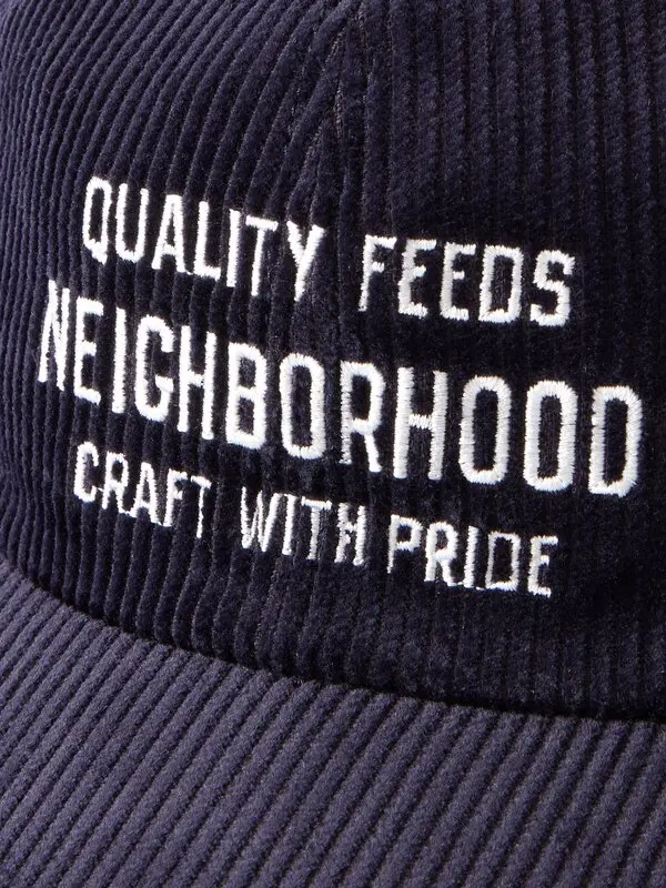 NEIGHBORHOOD Logo-embroidered Cotton-corduroy Baseball Cap