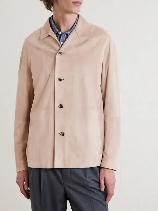 Zegna Suede Chore Jacket