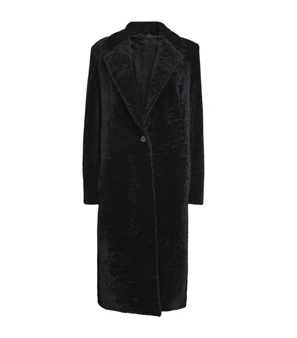 TOTEME Shearling Trench Coat