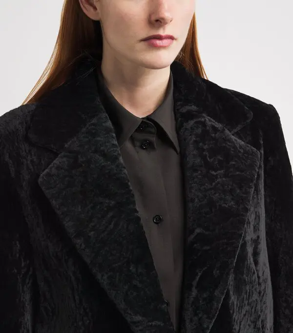 TOTEME Shearling Trench Coat