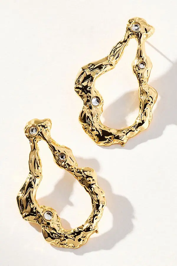 BY ALONA Rena Stud Earrings - Gold