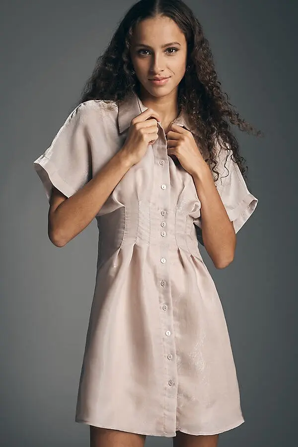 pastel yellow mini dress Industry Mini Dress