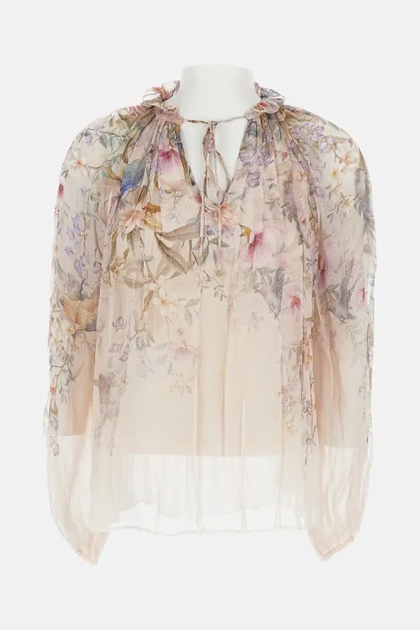 Zimmermann Rebellion Billow Blouse - Multicolor