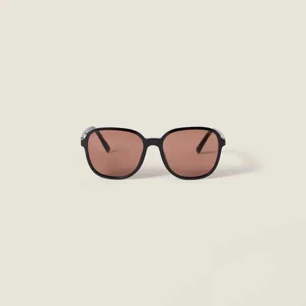 Miu Miu Miu Regard Sunglasses - Chocolate Brown Lenses