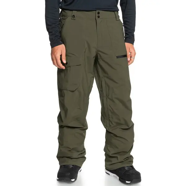 Quiksilver Utility Waterproof Snow Ski Pants - Grape Leaf
