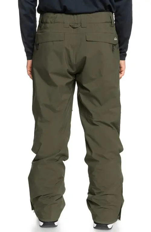 Quiksilver Utility Waterproof Snow Ski Pants - Grape Leaf
