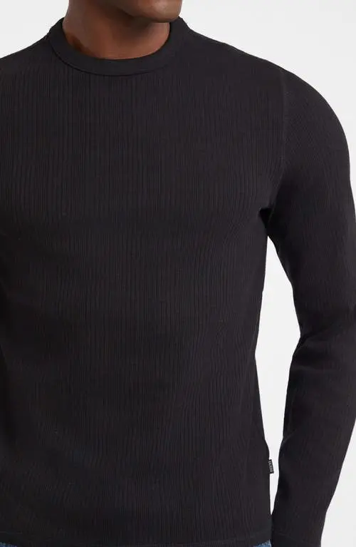 Guess Variegated Rib Long Sleeve T-shirt