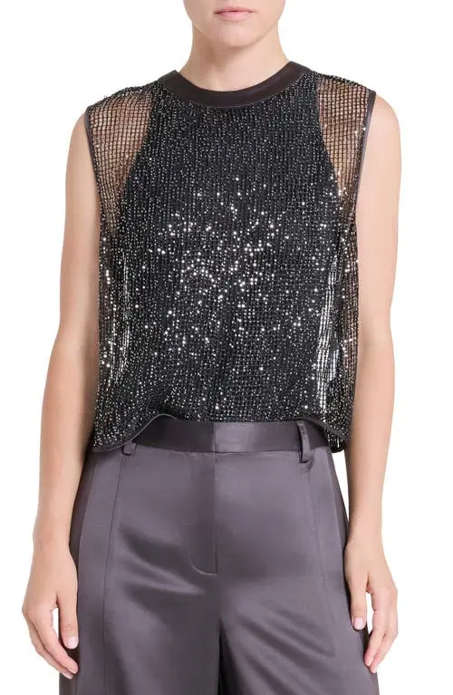 TWP Sequin Sleeveless Tank