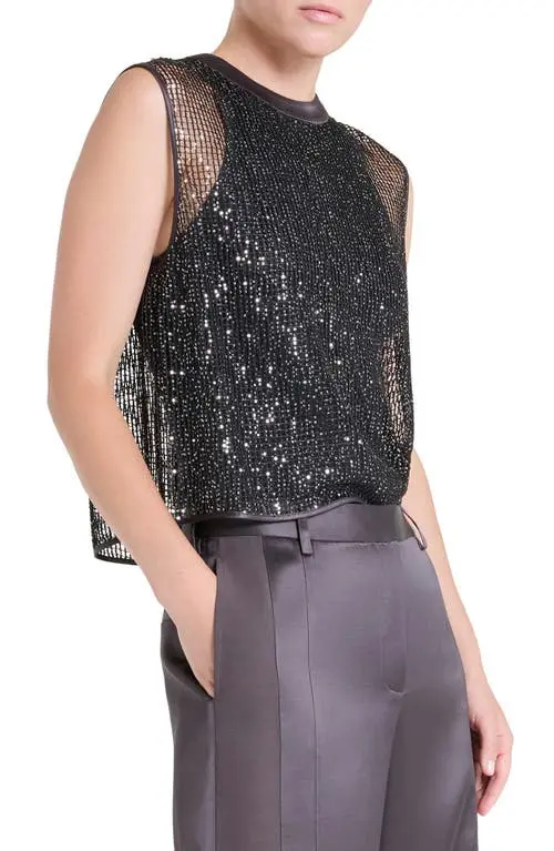 TWP Sequin Sleeveless Tank