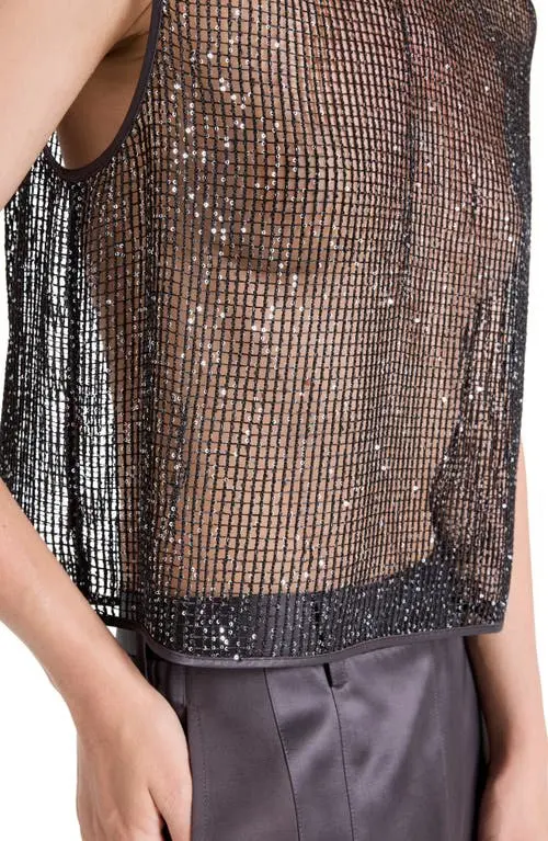 TWP Sequin Sleeveless Tank