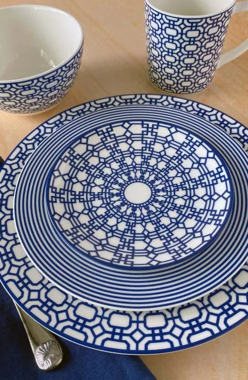 CASKATA Newport Garden Gate Small Plates Porcelainset 4