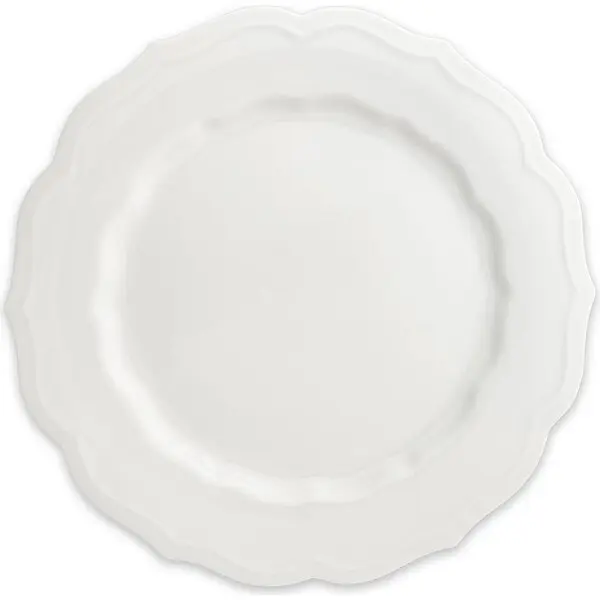 CASKATA Stella Scalloped Dinner Plate Porcelainset 4 - White