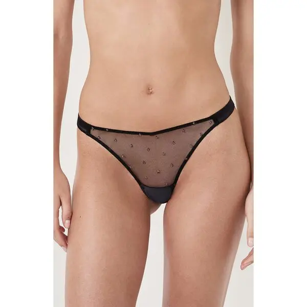 ETAM Divine Brazilian Cut Thong - Black